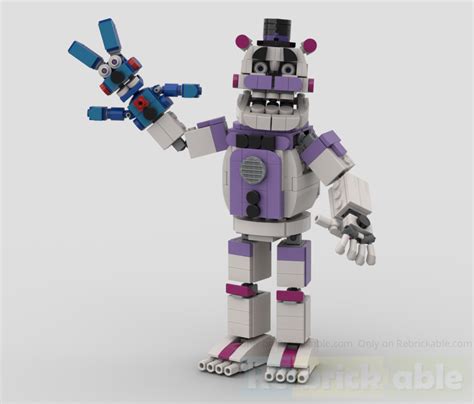 Lego Moc 247189 Funtime Freddy Five Nights At Freddys Sister