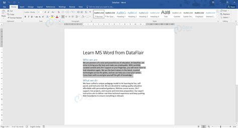 How To Change Paper Size In The Word Document DataFlair