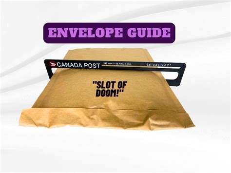 Canada Post Envelope Measurement Guide Actual Size Slot Of Doom Canada Post Standard And