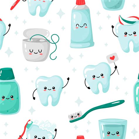 Cute Tooth Background