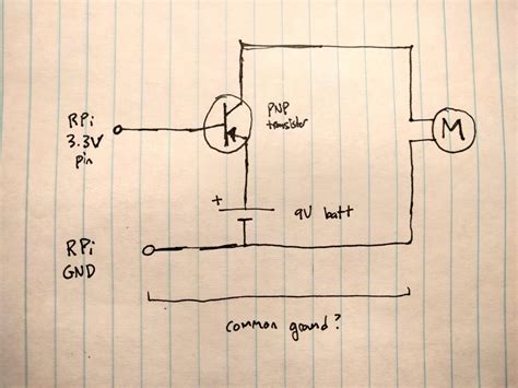 Transistors Common Ground Circuit On Raspberry Pi Blew Fuse
