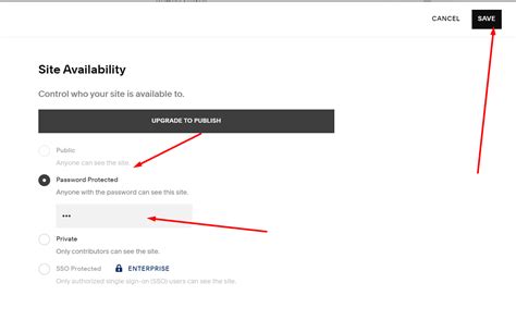 How To Setup Password And Share Site Url Getting Started With