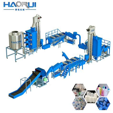 Polystyrene Recycling Equipment Plastic Water Bottle Recycling Machine