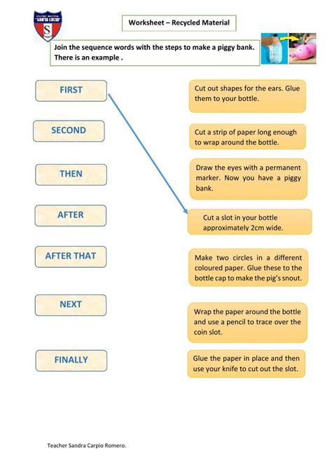 Sequence Words Free Interactive Worksheets 560673
