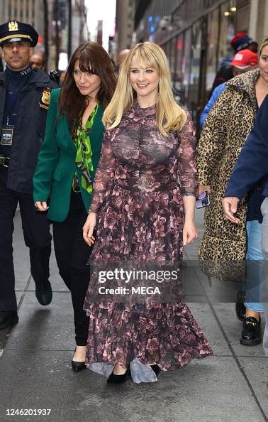 Melissa Rauch Is Seen Arriving At The Today Show On January 13