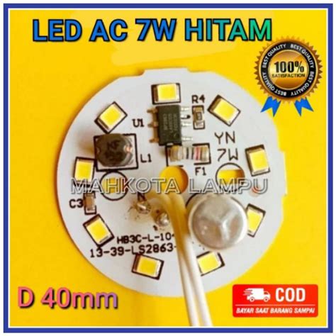 Jual Pcb Lampu Led Ac W Bm Hitam V Shopee Indonesia