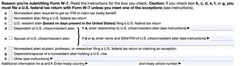 Individual Taxpayer Identification Number Itin Guide