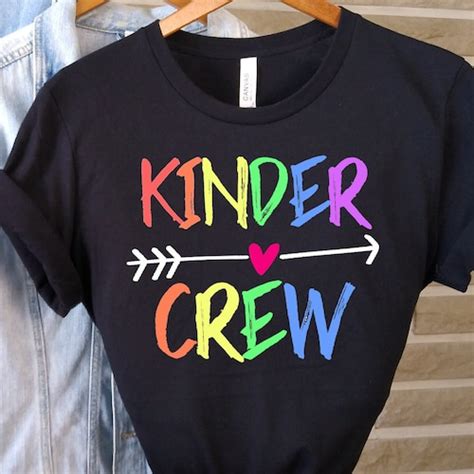 Kindergarten Squad Teacher Shirt Kinder Squad Shirt Etsy