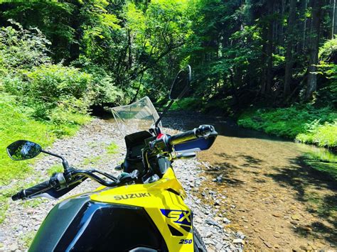 Aki uさんの投稿した愛車情報 V Strom SX sxで林道を走ってきました 純粋なオフ バイクのカスタム ツーリング情報