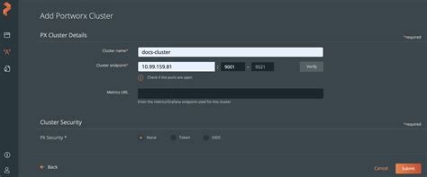 Add Clusters To Portworx Central On Premises Portworx Documentation
