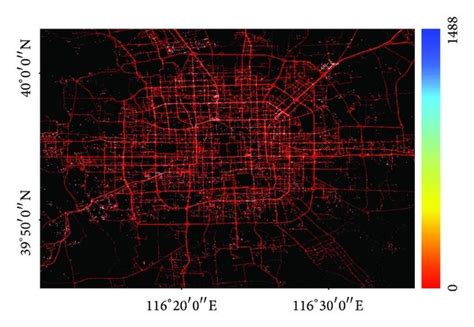 Road Network Produced Via Gps Points Of Taxi Trajectories With Density