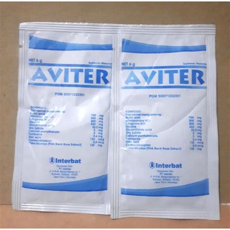 Harga Aviter Terbaru Januari 2023 Biggo Indonesia