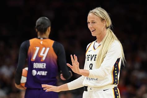 Sophie Cunninghams 2025 Season With The Indiana Fever In Photos