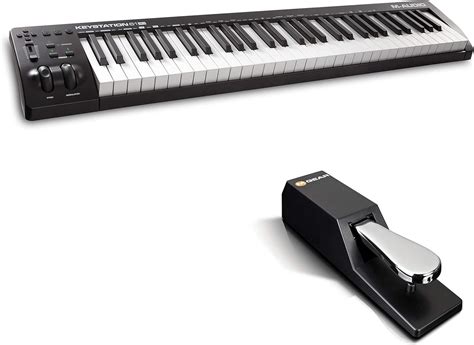 MIDI Controller Bundle 61 Key USB MIDI Keyboard Controller With Sustain Pedal And Pro Software