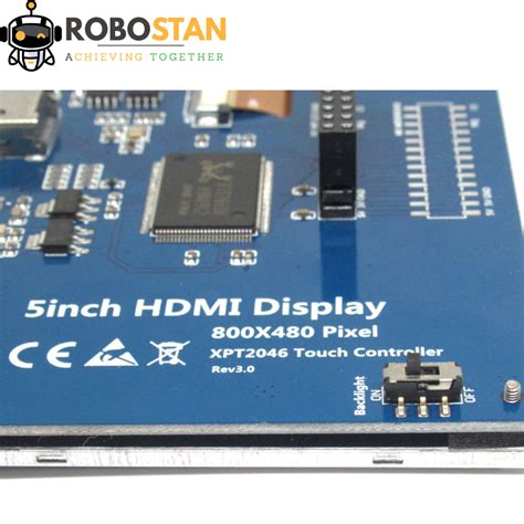 5 Inch Hdmi Capacitive Touch Screen Lcd For Raspberry Pi