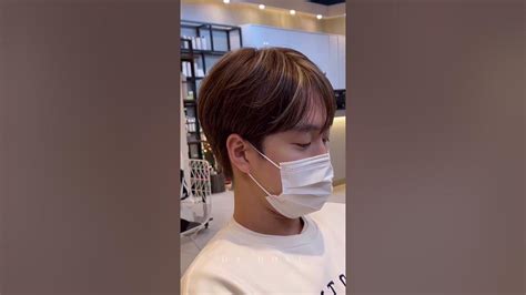 남자리프컷 솜브레 염색추천컬러 남자염색 다홍쌤 Youtube