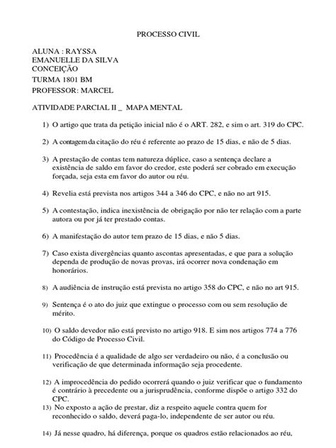 Parcial 2 Mapa Mental Cpc 210918 172638 Pdf Sentença Jurídico