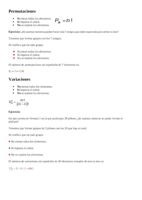 Docx Combinaciones Permutaciones Y Variaciones Dokumen Tips