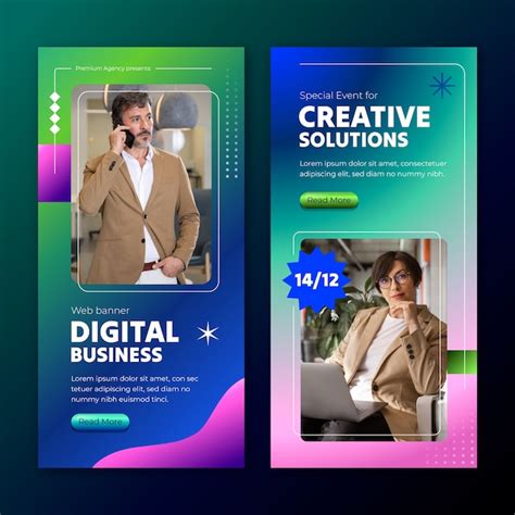 Free Vector Gradient Banner Template Design