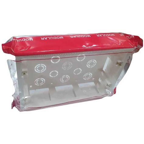 12M Modular Open Surface Box White PVC At Rs 50 Piece In Ulhasnagar ID 2850334056748