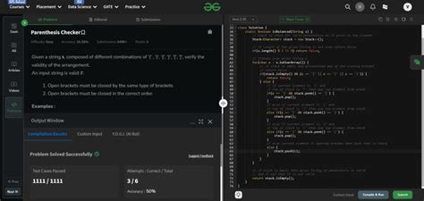 Vatsal Patel On Linkedin Gfg160 Geekstreak2024 Dsa Java Coding Stack Problemsolving