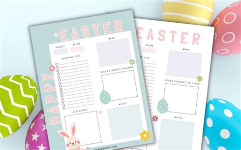 Youll Love This Super Cute Easter Planner Printable