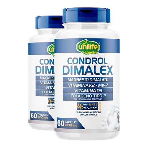 Condrol Dimalex 1000mg Unilife 60 Comprimidos 2un Shopee Brasil