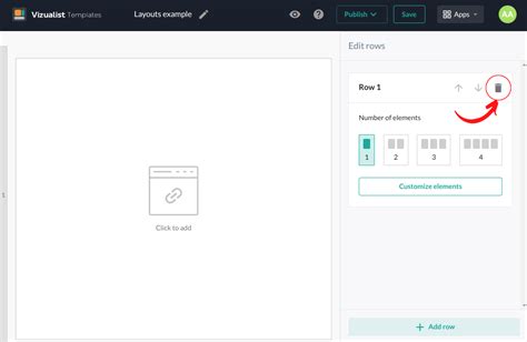 Edit Rows Layouts Edit Templates Templates Charts Help