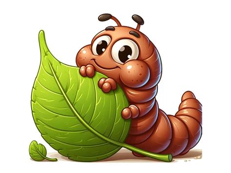 Grub On The Leaf By Dianaxstoyanova Thehungryjpeg