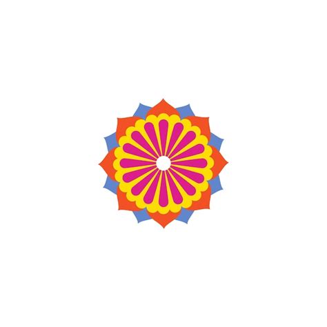 Premium Vector Indian Rangoli Pattern Vector