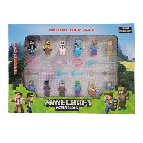 اکشن فیگور لگو ماینکرافت مجموعه 12 عددی Minecraftاسباب بازی