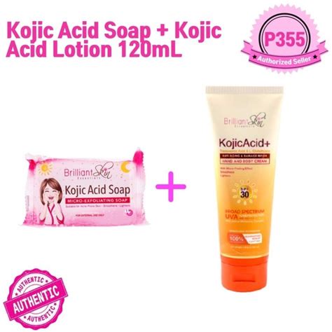 Brilliant Kojic Acid Soap Kojic Acid Lotion 120ml With Freebie