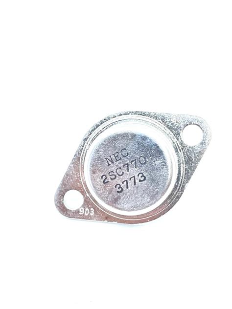 Kit Com 02 PeÇas Transistor C770 2sc770 Nec Gold News Eletrônica Ltda