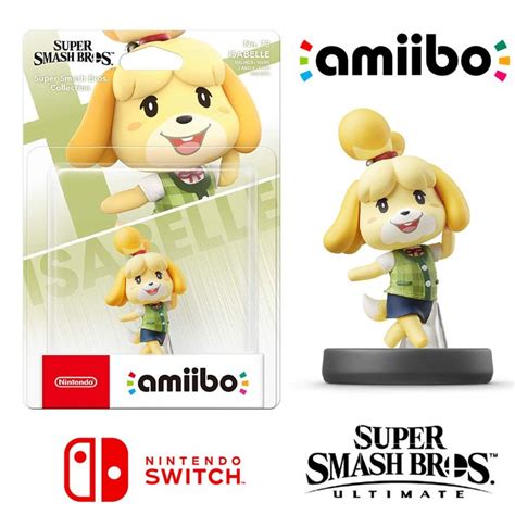 Isabelle Amiibo No 73 Character For Nintendo Switch Super Smash Bros