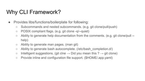 building cli applications with golang pptx