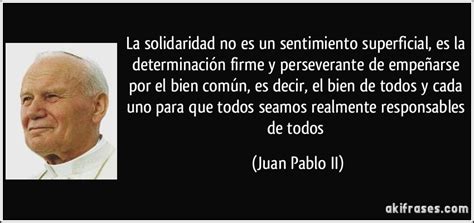 Solidaridad Frases