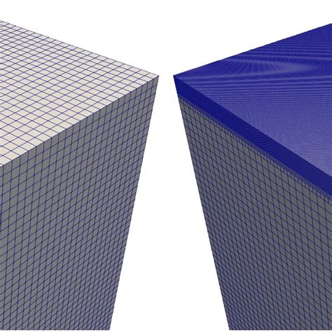 left the mesh at 200 years with adaptive mesh refinement and right