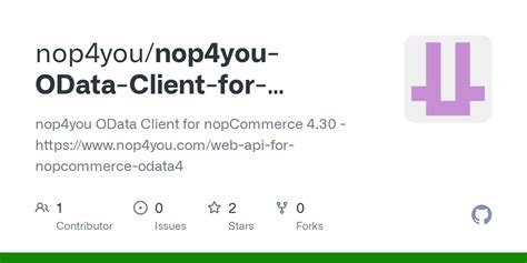 GitHub Nop You Nop You OData Client For NopCommerce Nop You OData Client For NopCommerce