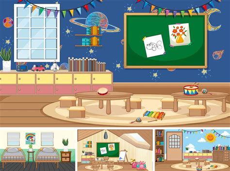 Kindergarten Classroom Background