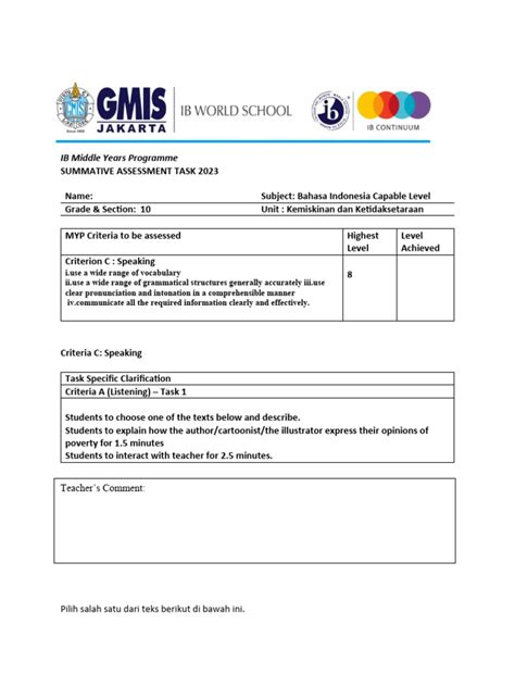 Summative Capable C 2023 Pdf Linguistics Human Communication