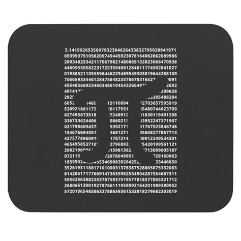 Pi Nerd Maths Nerd Geek Circle Humour Physicist 314 Mouse Pads Sold By