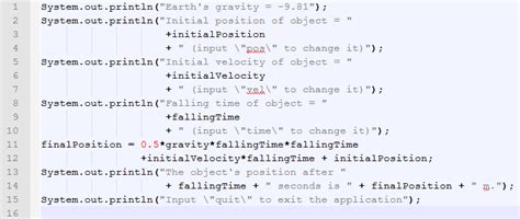 gravity calculator java example blog assignmentshark