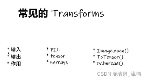 深度学习（pytorch）——transforms的使用方法与技巧 Csdn博客