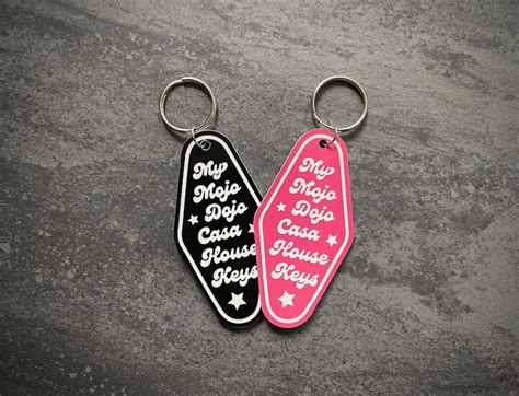 Mojo Dojo Casa House Keychain Etsy