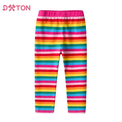 Dxton Leggings Per Bambini Pantaloni Per Ragazze Arcobaleno Leggings