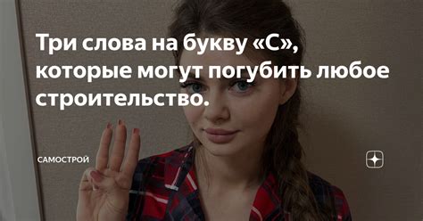 Три слова на букву «С которые могут погубить любое строительство Самострой Дзен