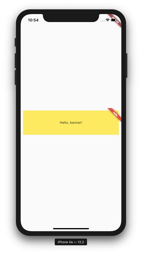 Flutter Banner Does Not Fit Stack Overflow