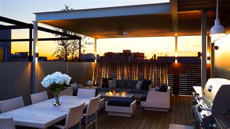 Shade Structure Elements Chicago Roof Deck Garden