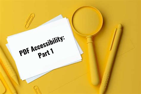 Pdf Accessibility Part 1 Introduction Caes Office Of Information Technology