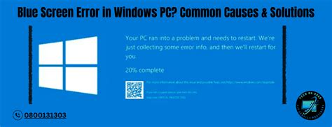 Blue Screen Error In Windows Pc Common Causes And Solutions